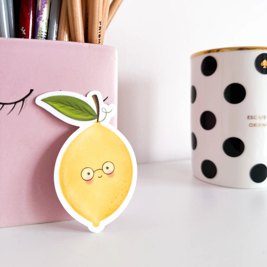 Lemon Vinyl Sticker – The Pear Co.